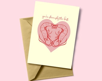 Prawn Birthday Card | Etsy