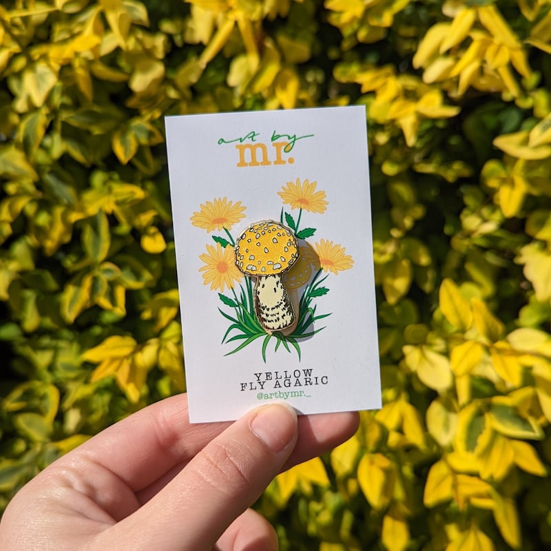 Mushroom Pin - Etsy