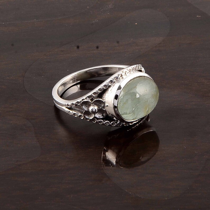 Genuine JADE Ring Sterling Silver Original Intricate | Etsy