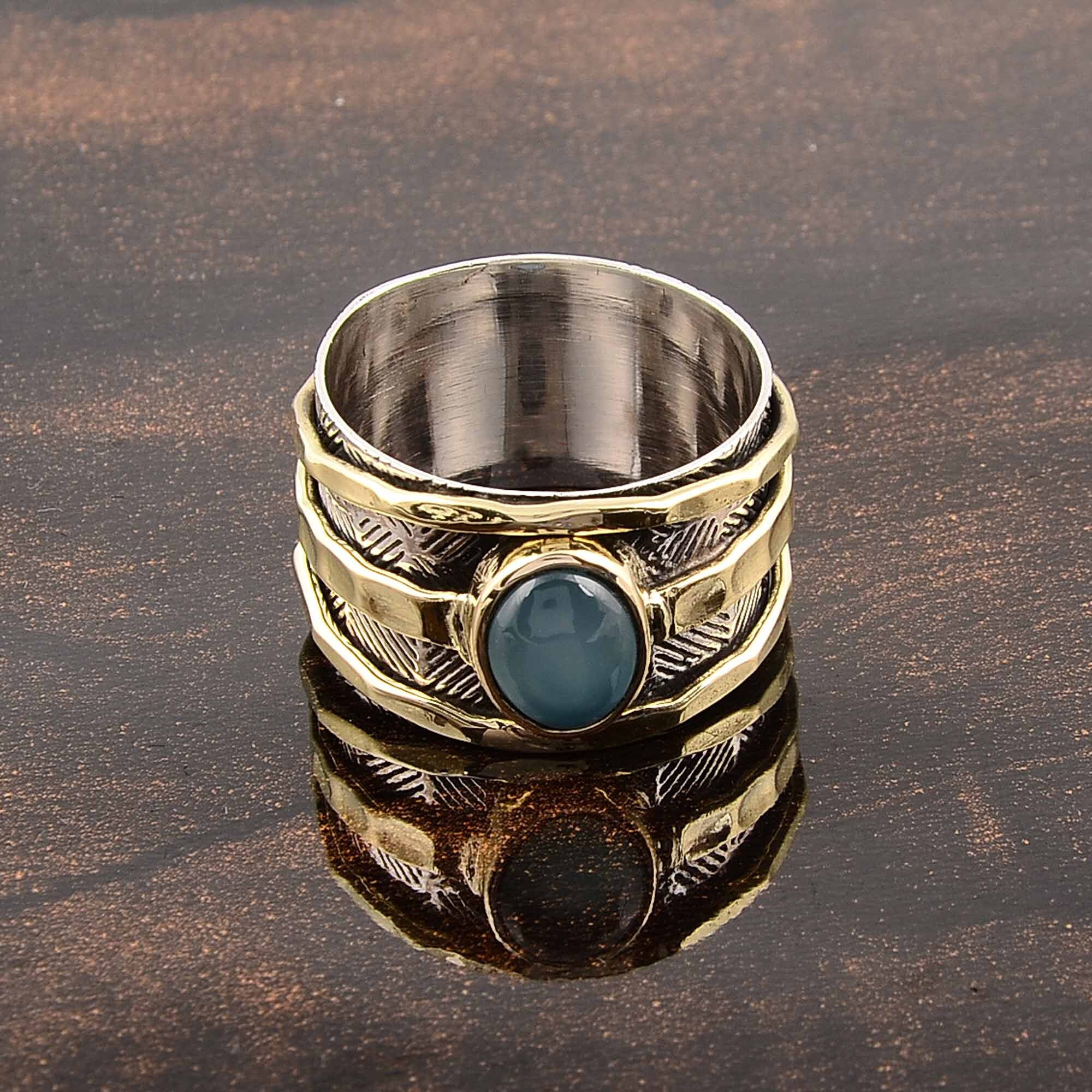 Gemstone Ringsolid Silver Ringsilver Ringssterling Silver - Etsy UK