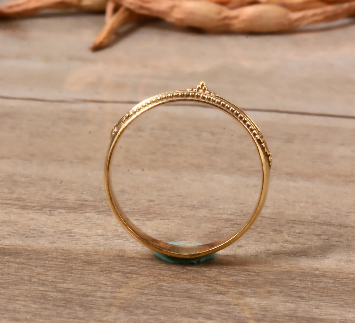 Brass Band Ring Simple Designs Ring Brass Ring Promise - Etsy