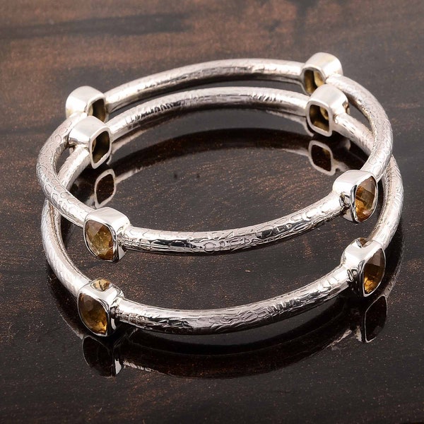 Citrine Bangle - Etsy