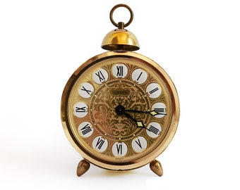 Brass Alarm Clock - Etsy