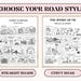 Custom Illustrated Relationship Map: Anniversary Love Story Gift - Etsy