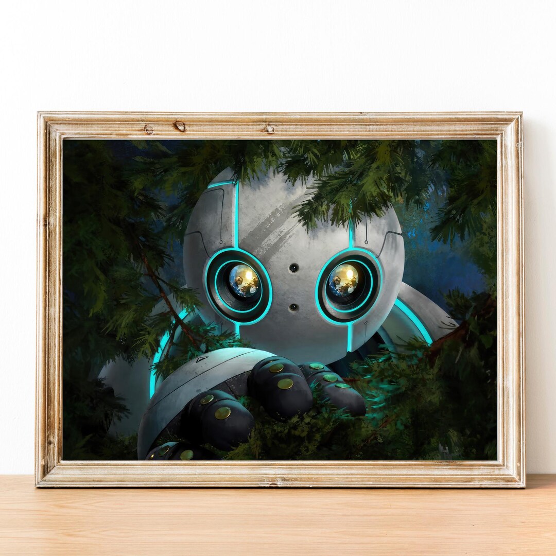 The Wild Robot Printable Poster, Animation Film Wall Art, Kids Room ...