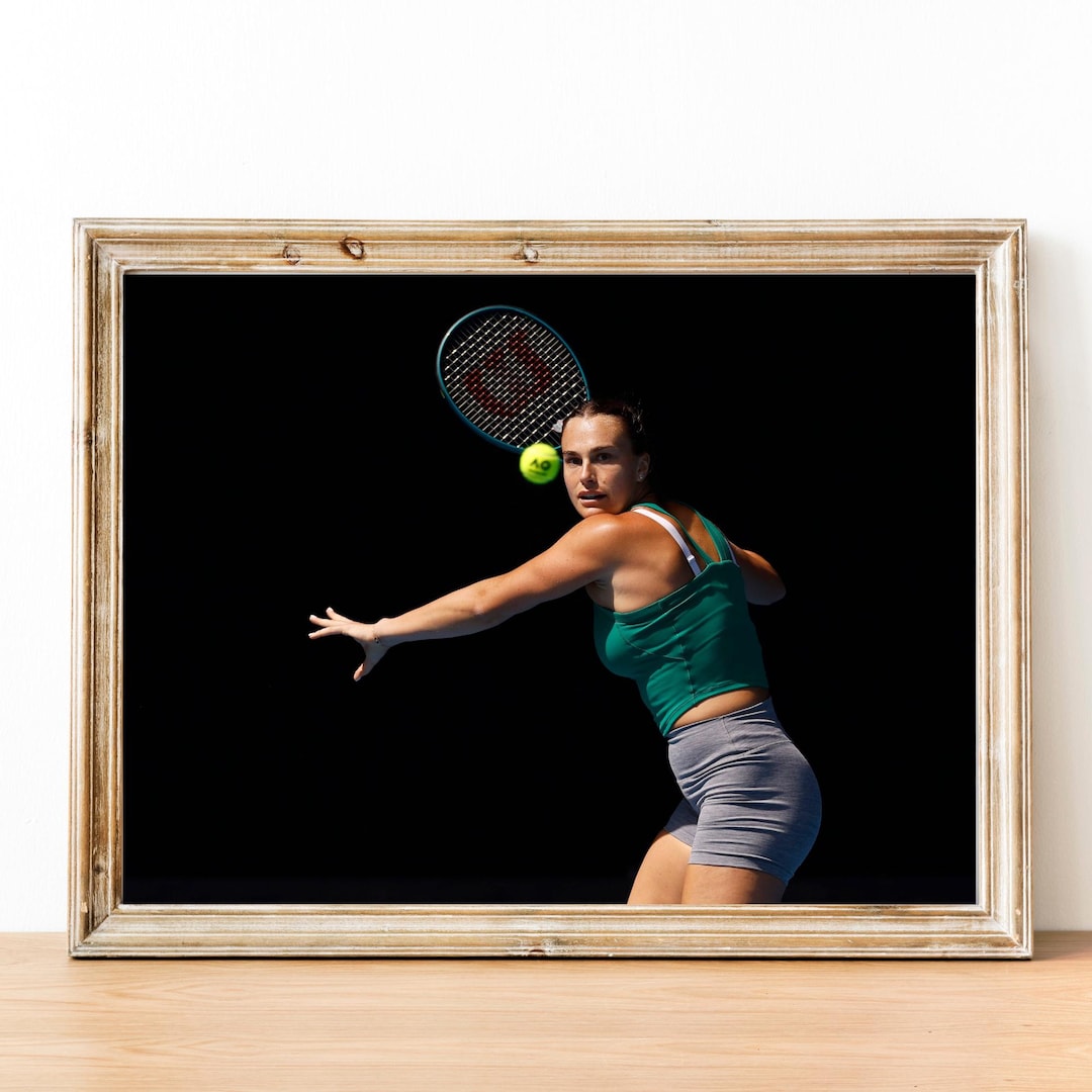 Aryna Sabalenka Printable Poster, Tennis Wall Art, Sports Decor, Tennis Fan Gift, Digital Art ...