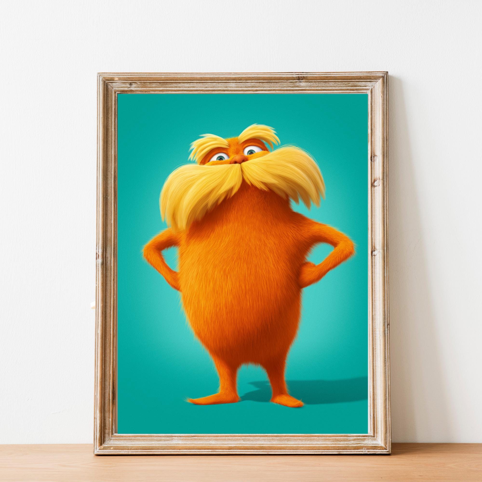 Lorax Printable Poster, Environmental Theme Poster, Eco-friendly Decor ...