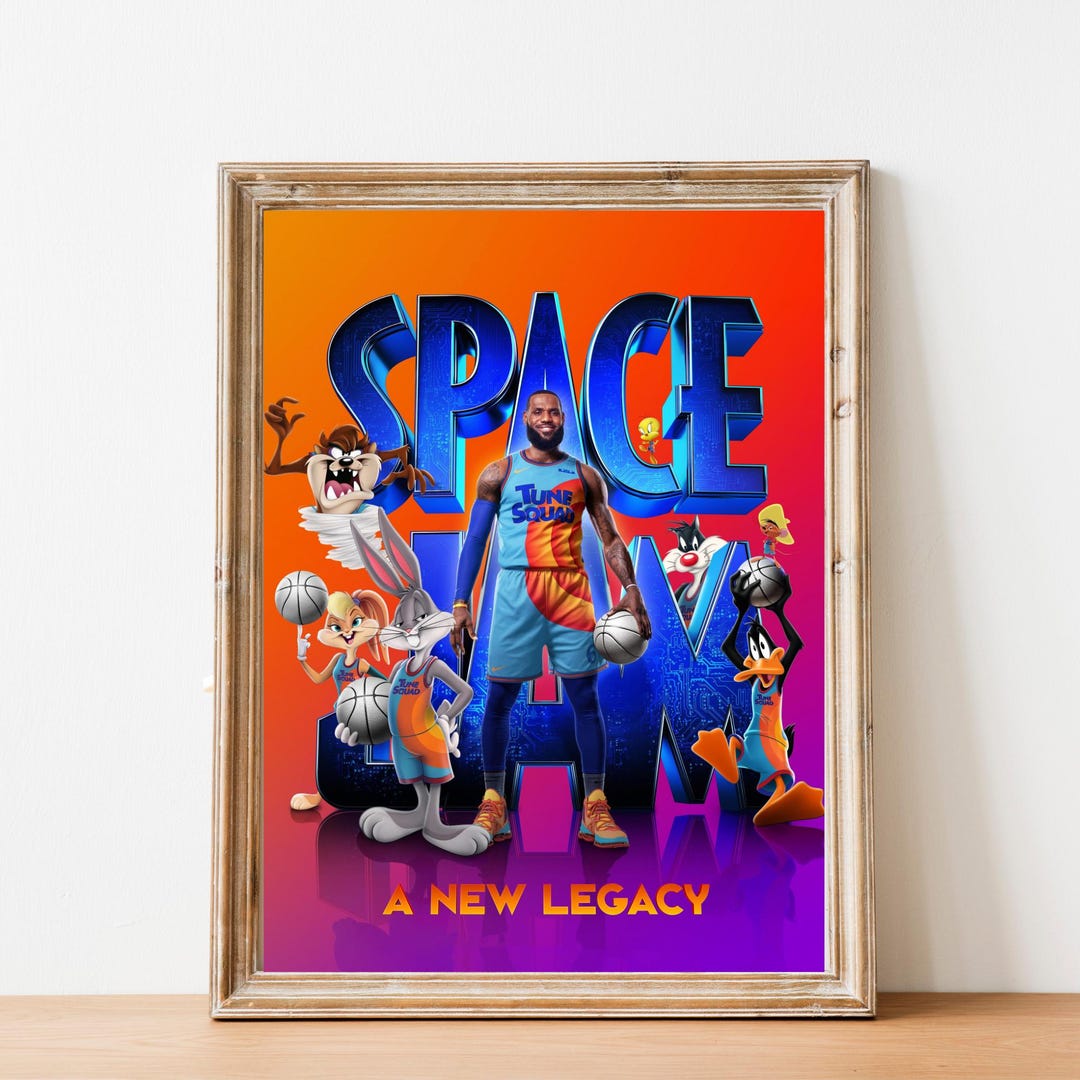Space Jam: A New Legacy Printable Poster, Space Jam 2 Animation Film ...