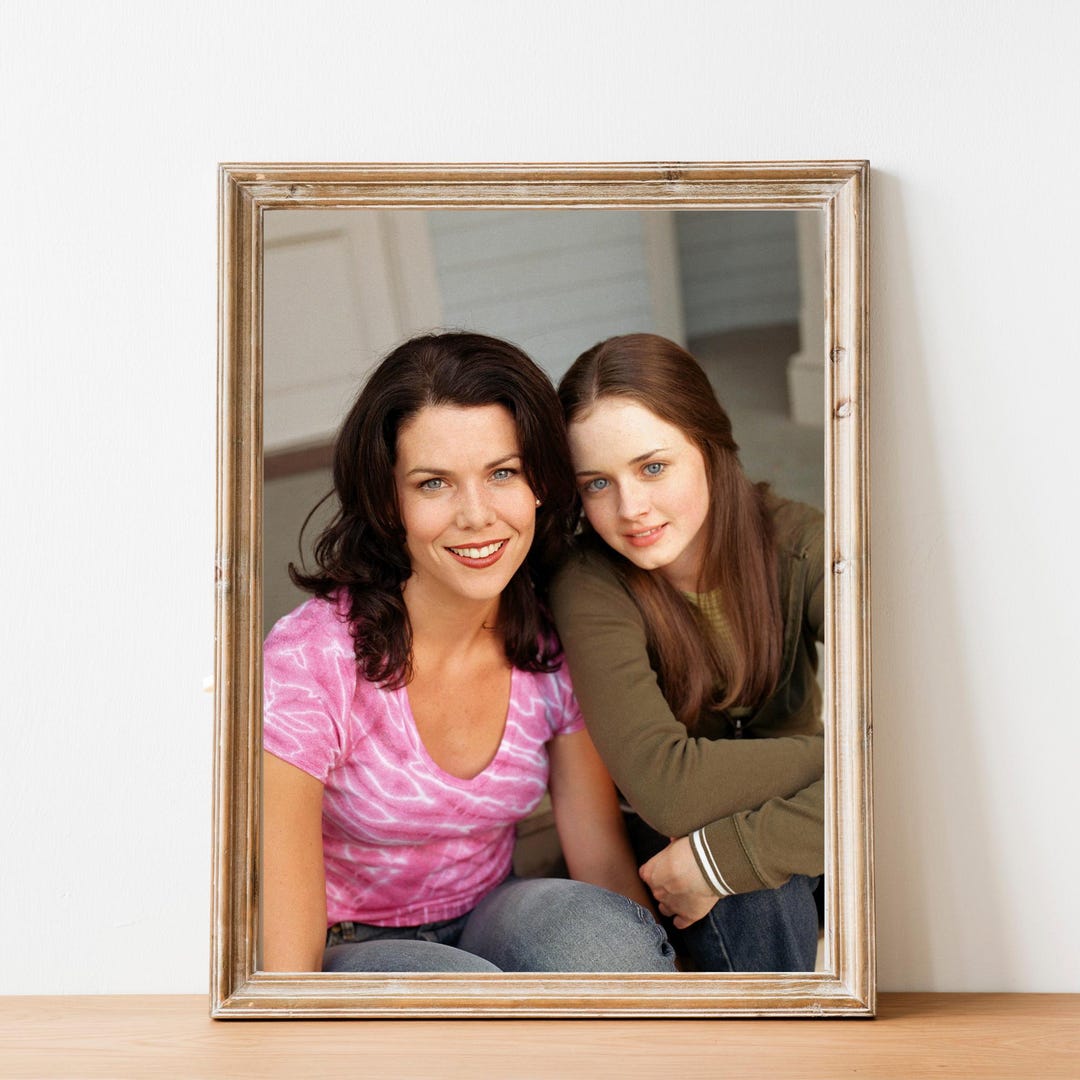 Gilmor Girls Printable Poster, Lorelai Rory Picture, TV Series Wall Art ...