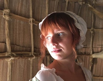 18th Century Colonial Cap 1770s Style Handsewn With Silk Trim - Etsy