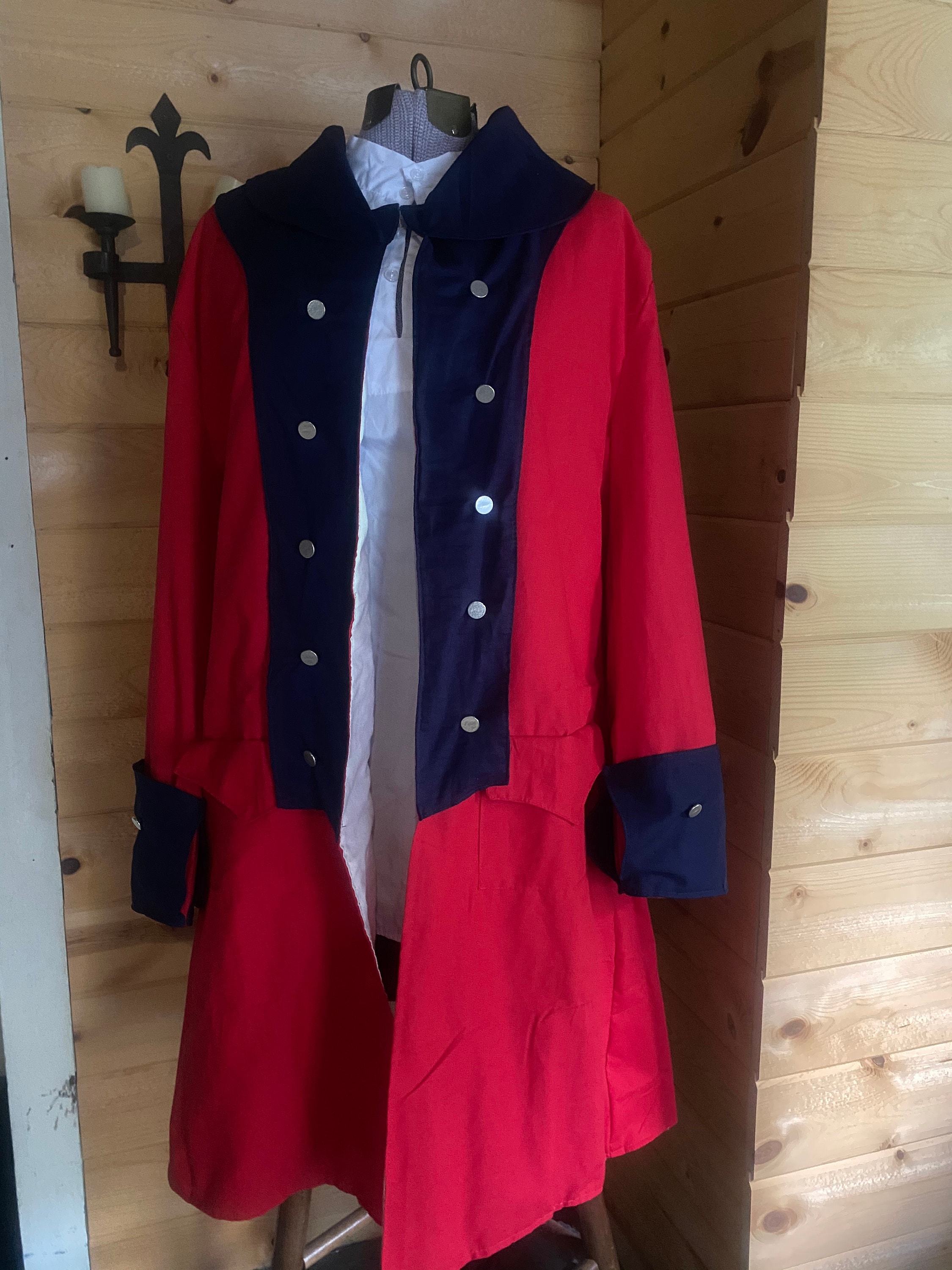 Mens Colonial 18th Century Great Coat | Etsy