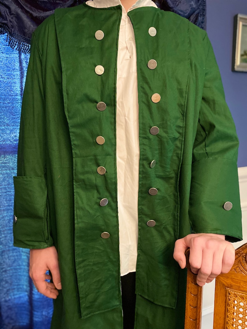 Mens Colonial 18th Century Great Coat - Etsy UK