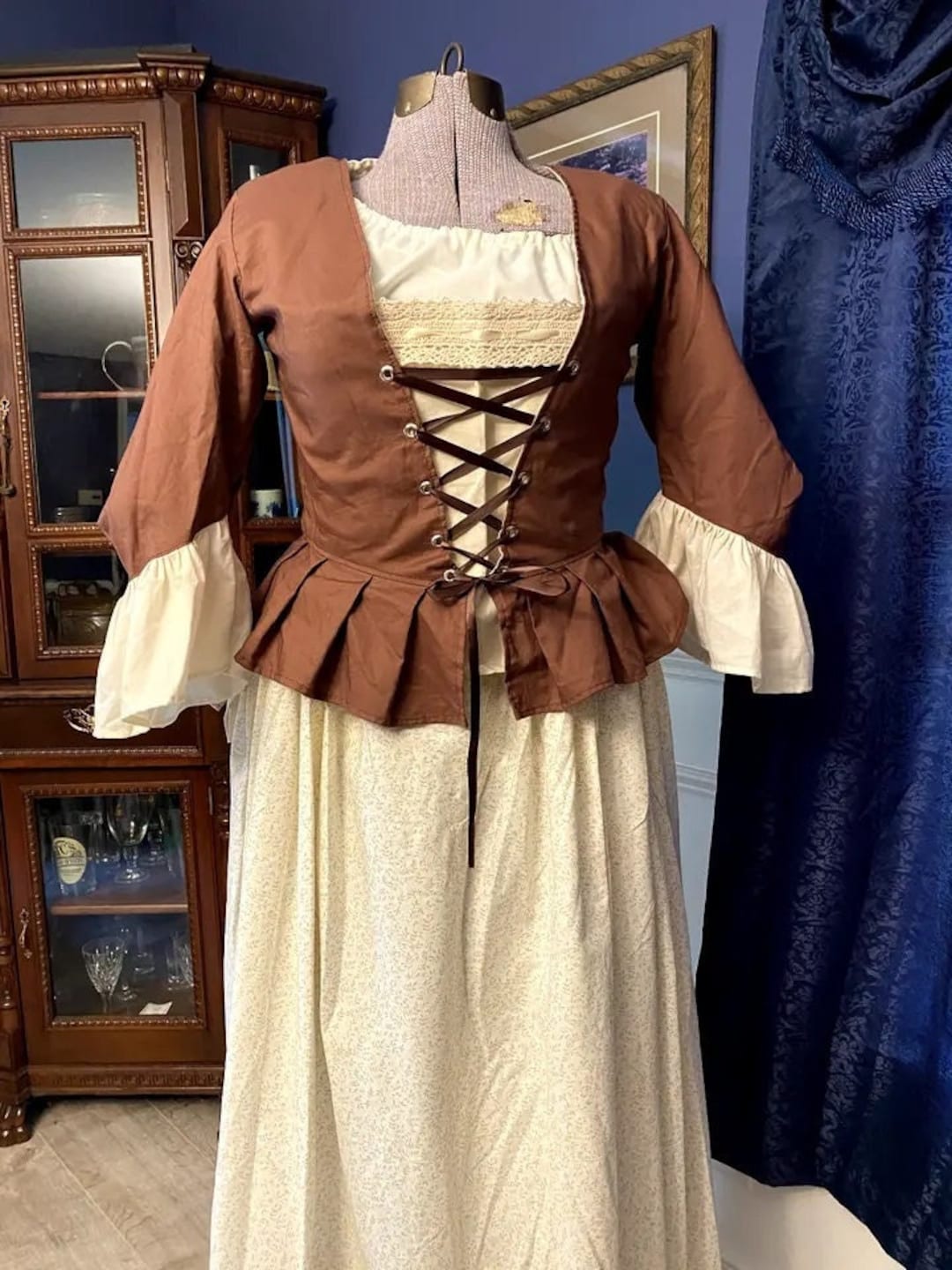 Colonial Outfit - DAR, Outlander Cosplay, 100% Cotton - Etsy