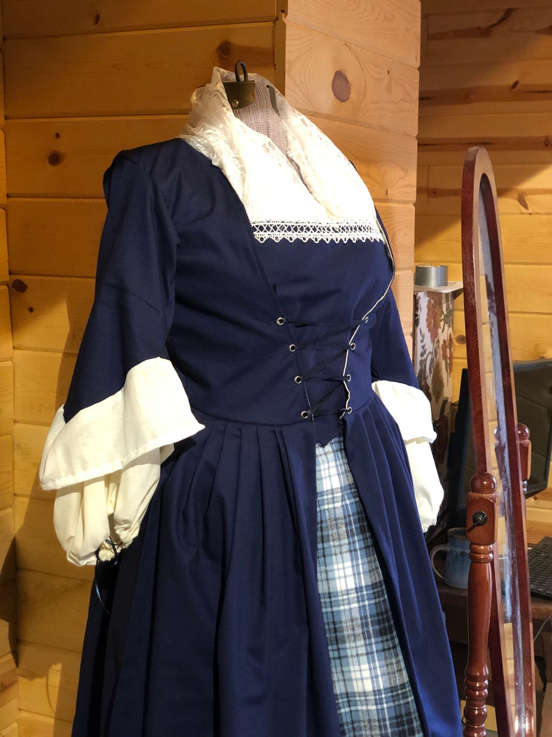 Colonial 18th Century Williamsburg Outlander 1700s Polonaise | Etsy