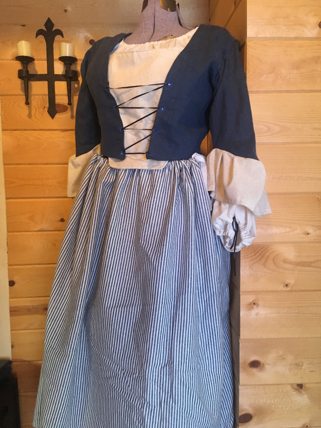 Complete Linen Colonial 18th Century Williamsburg Outlander ...