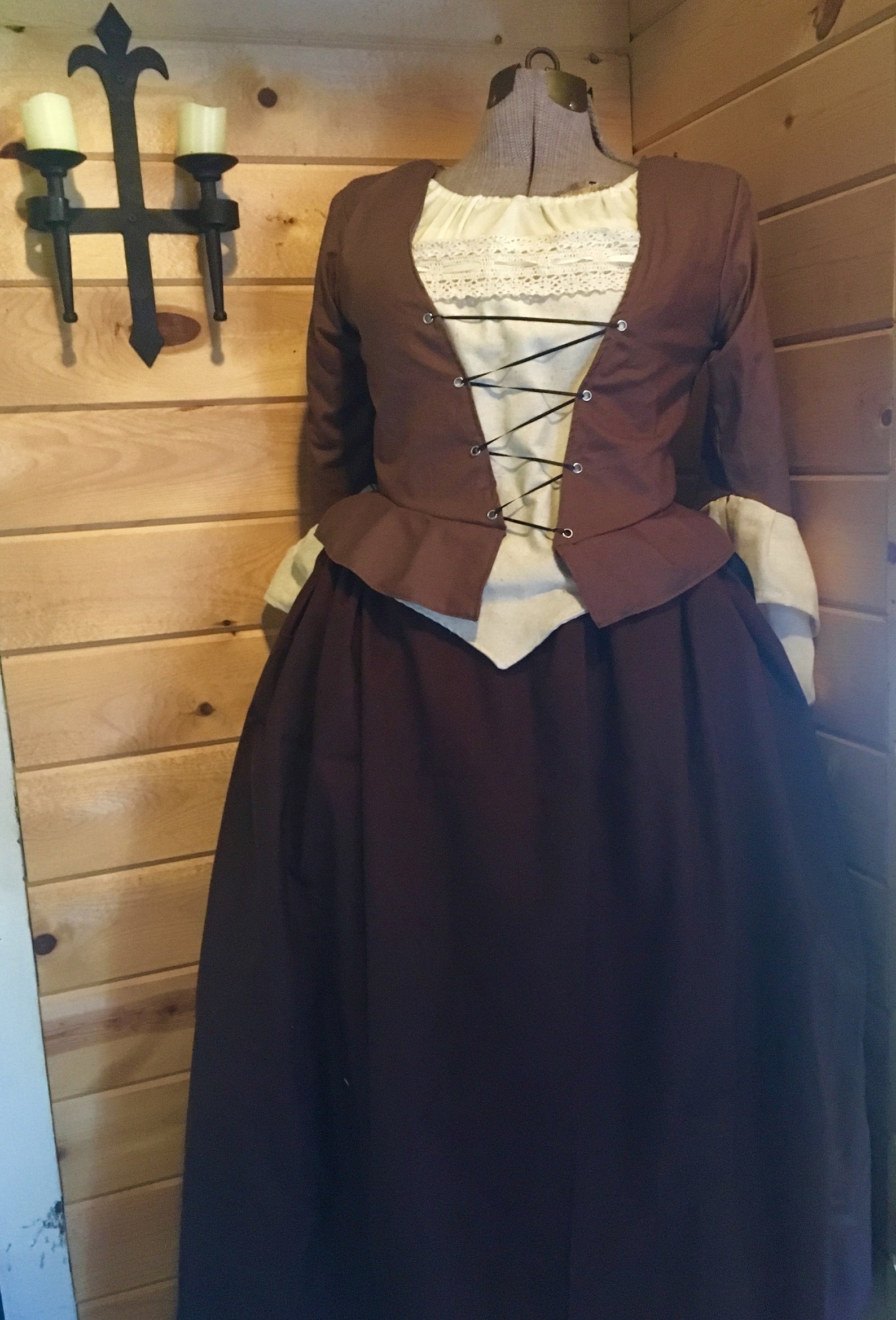 18th Century Revolutionary War Outlander Poldark Style Fitted | Etsy