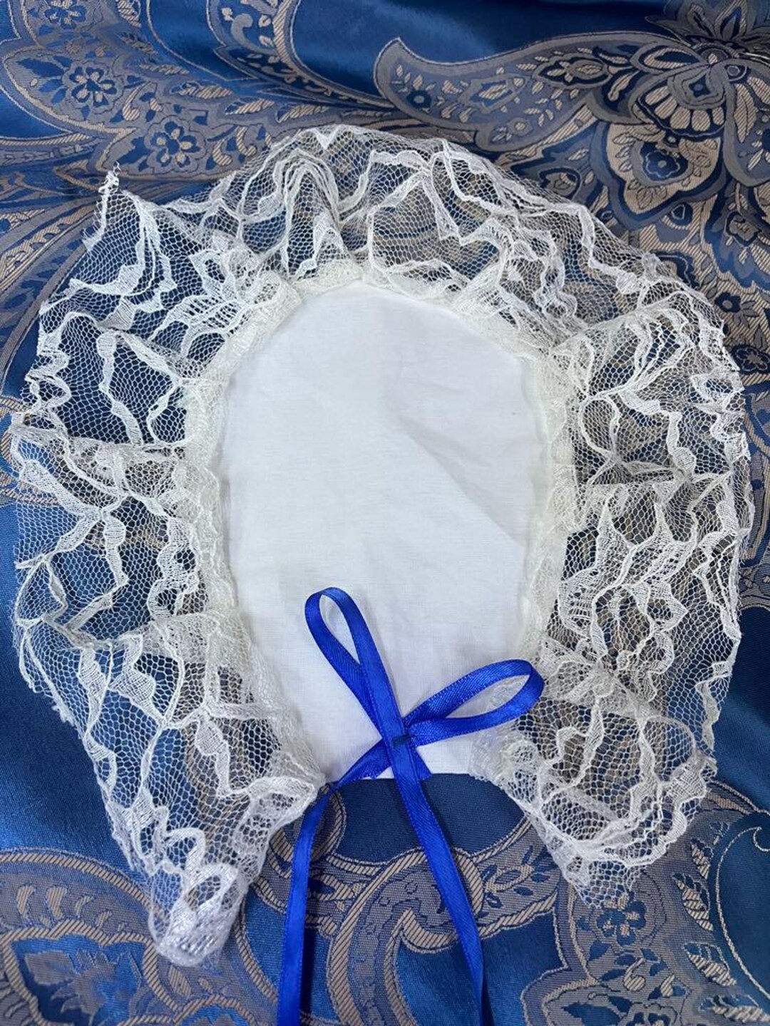 18th Century Colonial Reenactment Lace Pinner Cap - Etsy