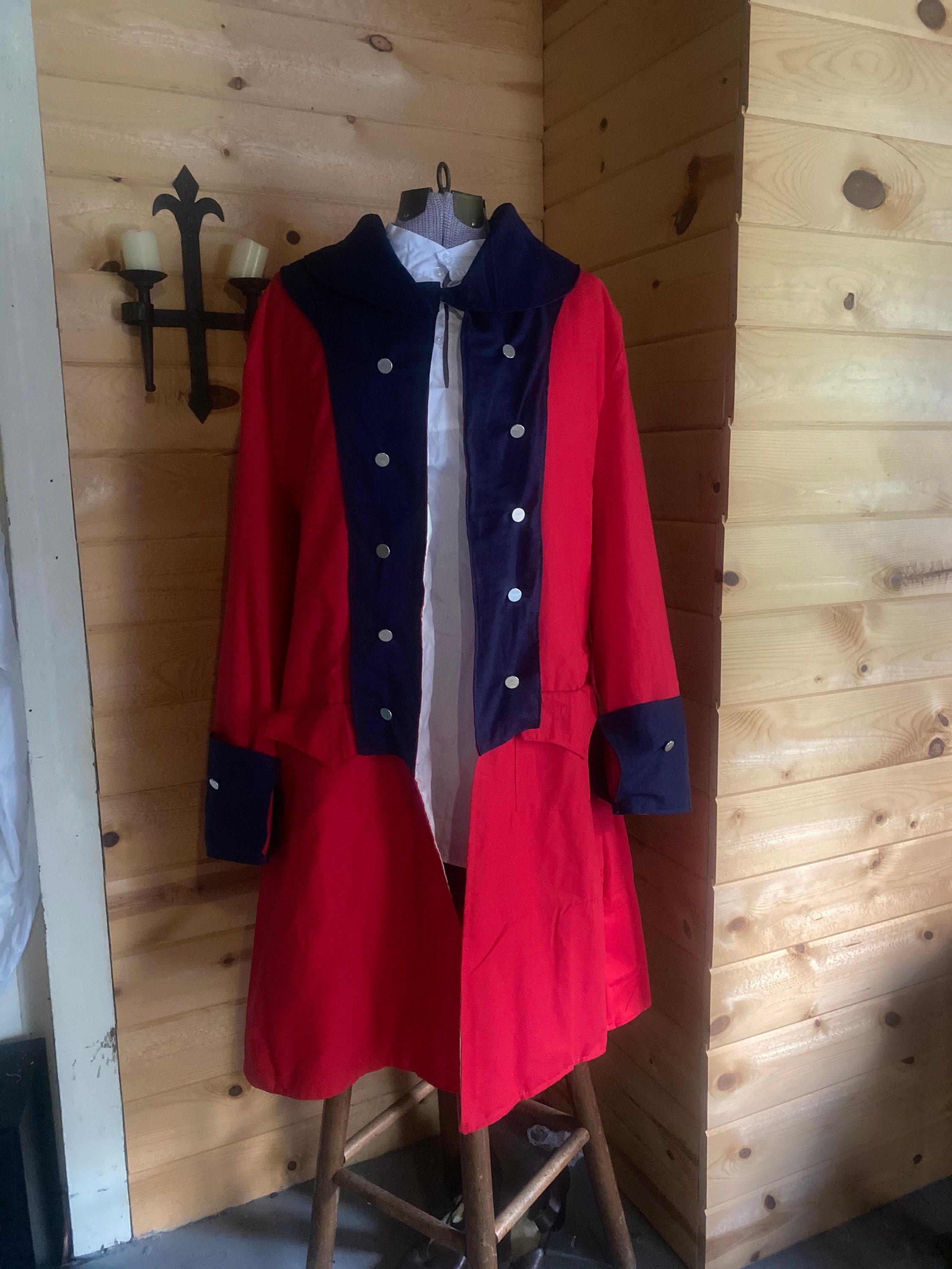 Mens Colonial 18th Century Great Coat | Etsy