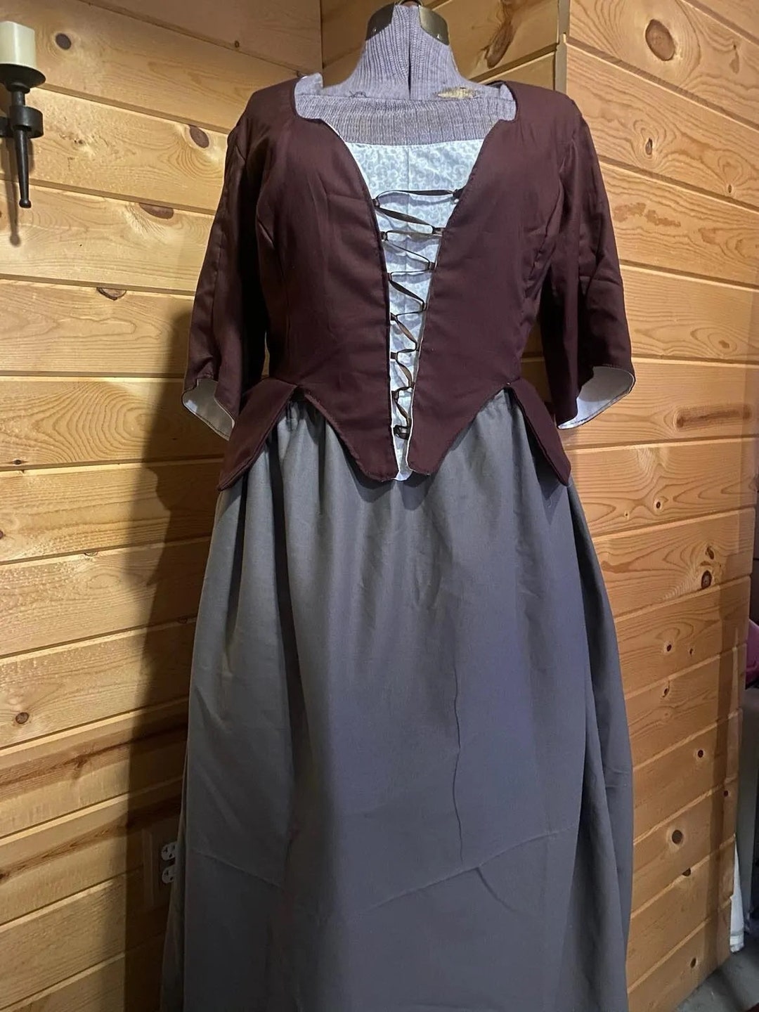 Historical Reenactment Outlander Claire Short Jacket Set - Etsy