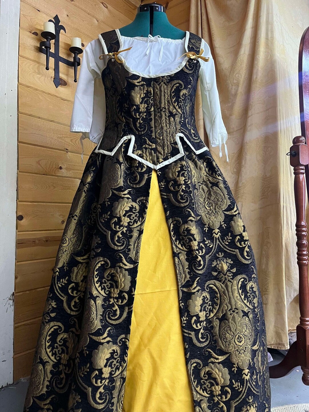 4 Piece Renaissance Gown Bust Sizes 50-58 - Etsy