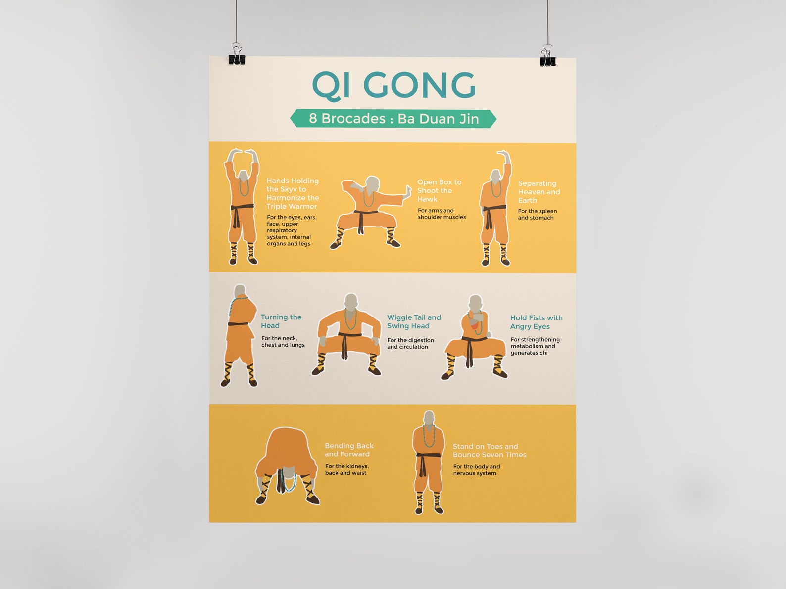 Qi Gong Downloadable Poster. Downloadable Print. Digital - Etsy