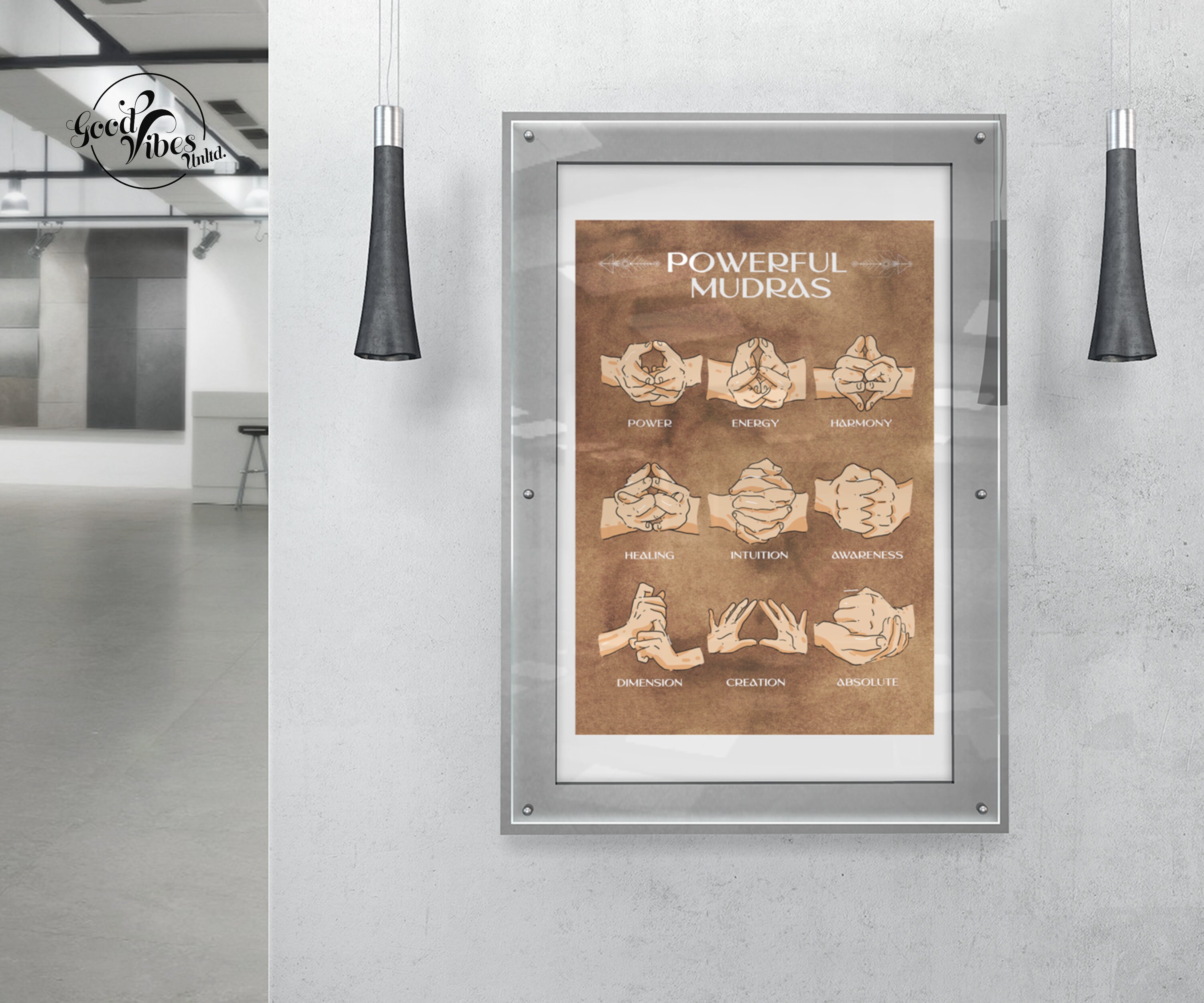 Downloadable Powerful Mudras Poster (ver 2). Digital, Ready to Print ...