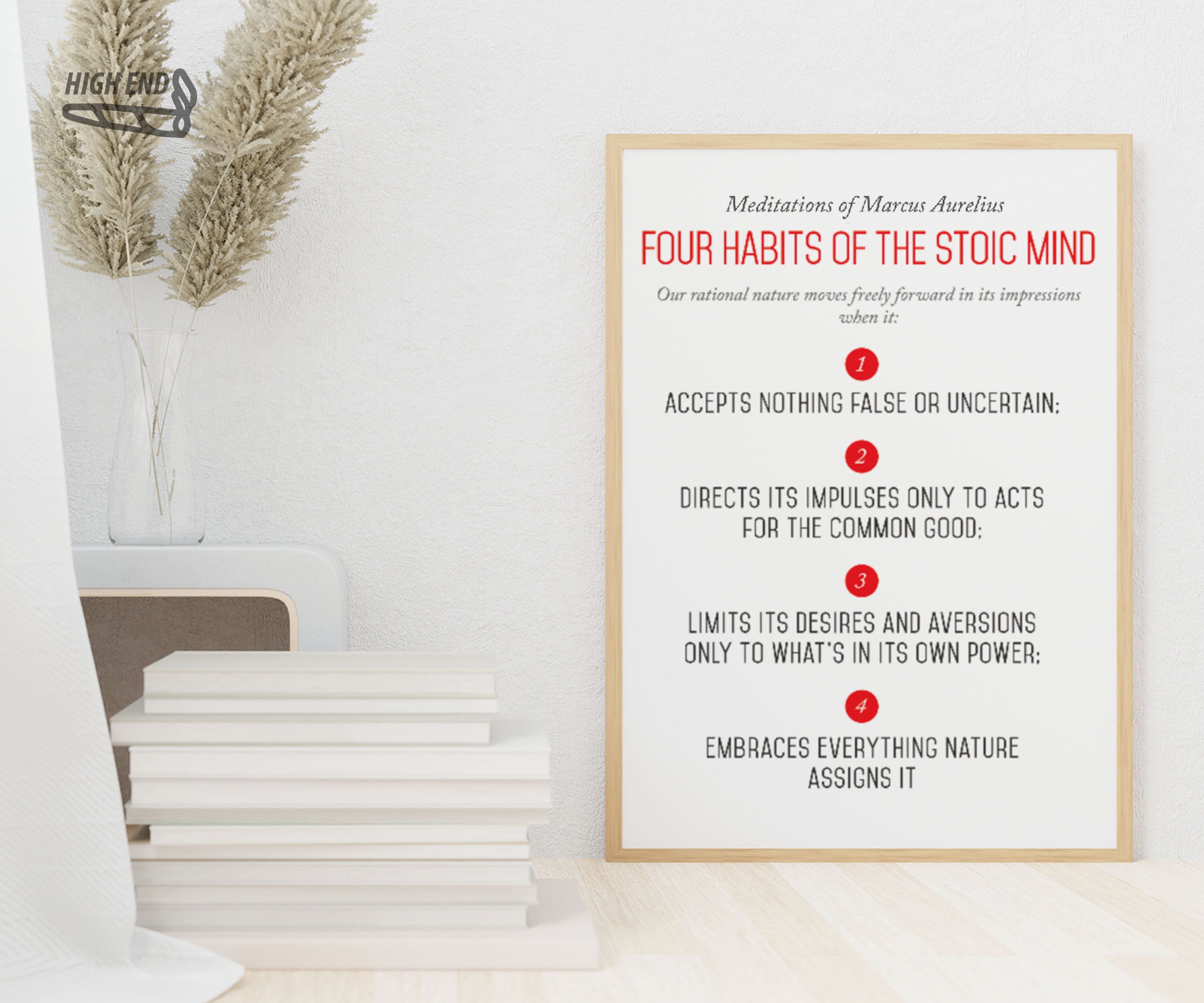 Ready to Print Four Habits of the Stoic Mind Downloadable - Etsy