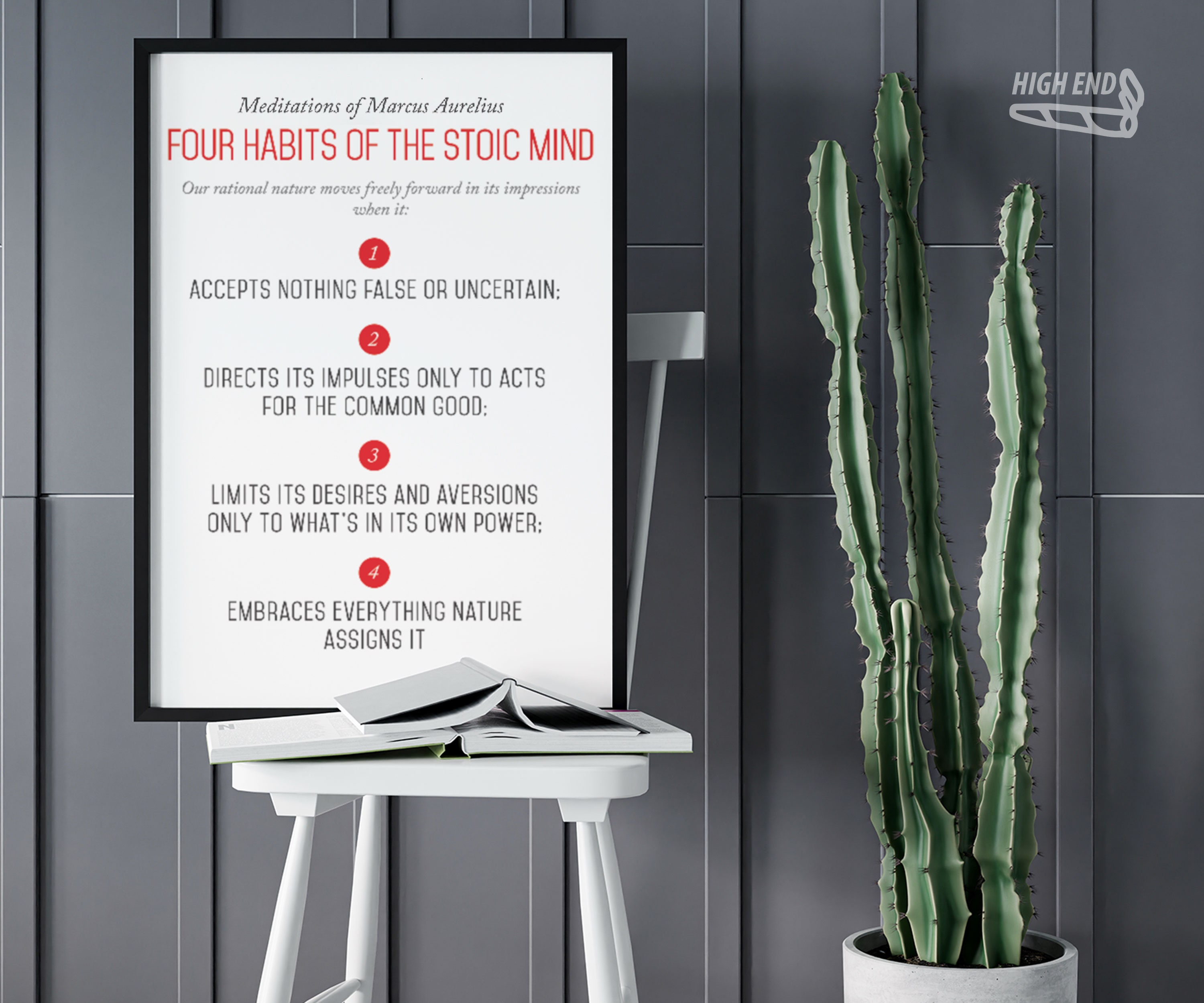 Ready to Print Four Habits of the Stoic Mind Downloadable - Etsy