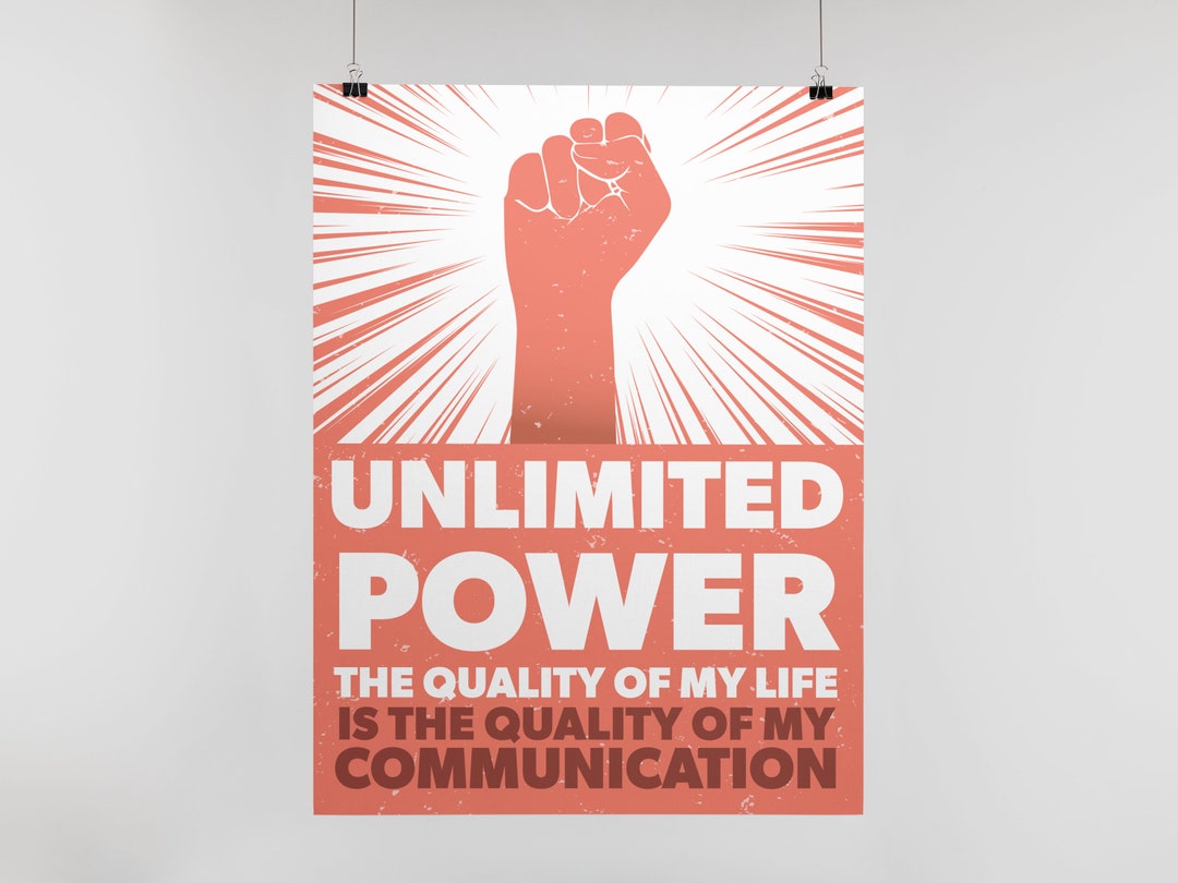 Downloadable Poster for Unlimited Power. Ready to Print, Digital ...