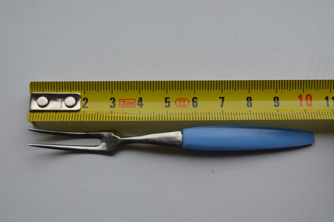 Vintage Small Dessert Colored Forks Rostfrei - Etsy