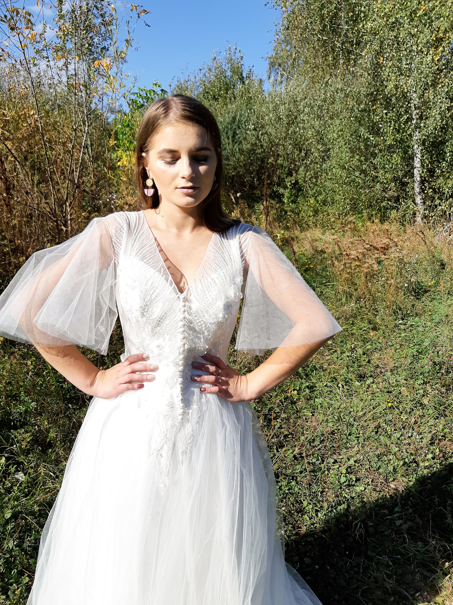 Boudoir Tulle Dress Bridal Boudoir Dress Maternity Tulle Etsy