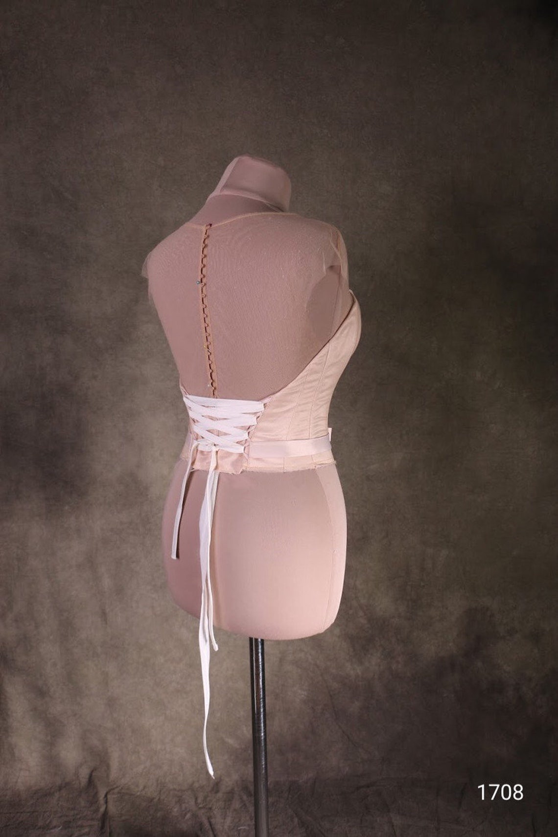 Open back sexy wedding corset hand made atlas corset for | Etsy