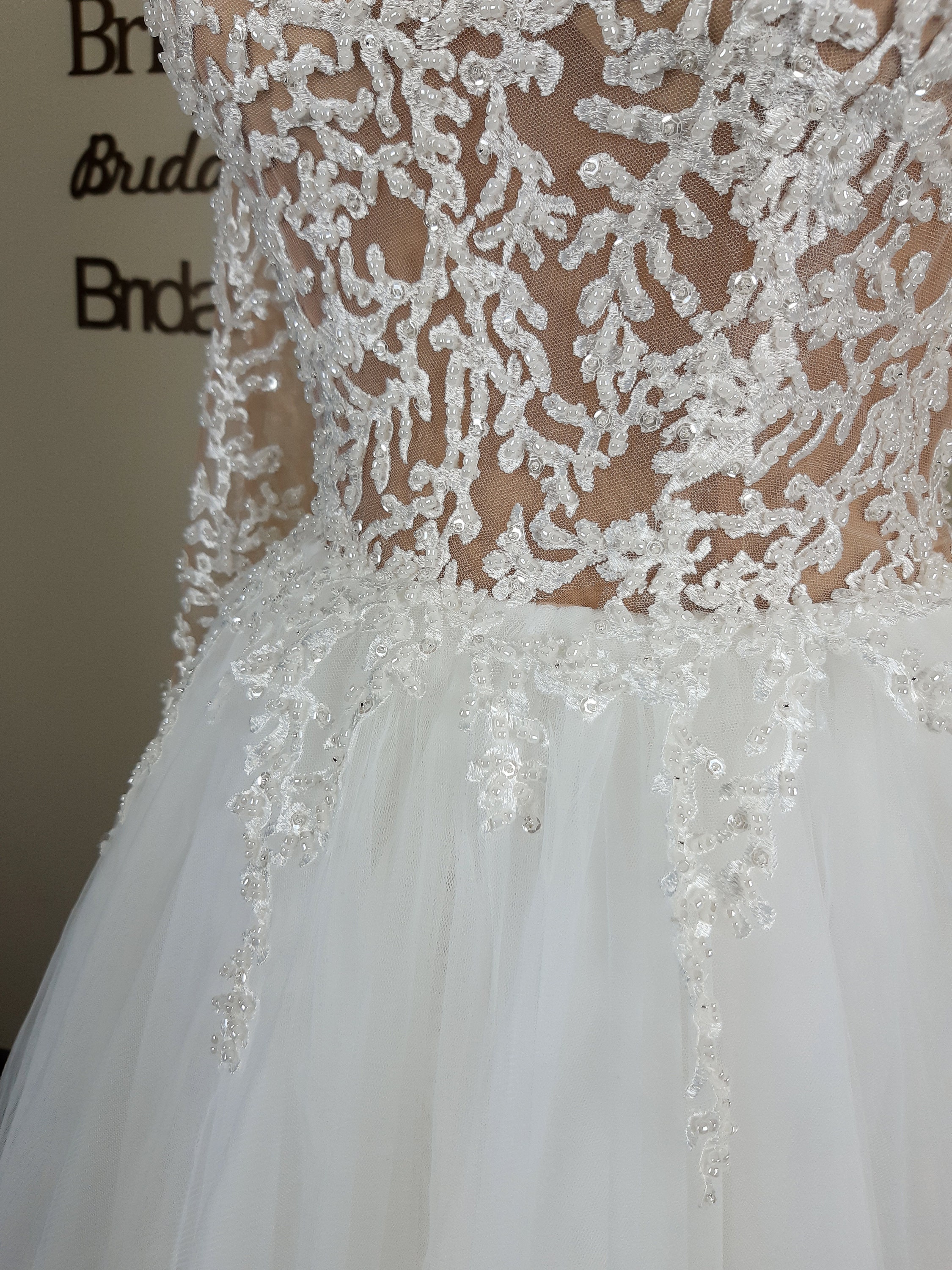 Floral lace wedding dress tutu wedding dress long bridal | Etsy