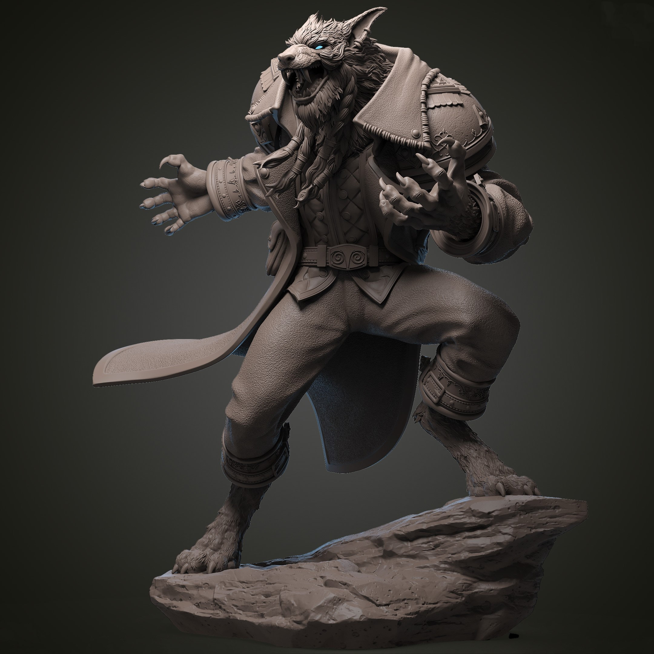 Genn Greymane Warcraft Figure. 3D Printed 12k Model. Gift for Gamer ...