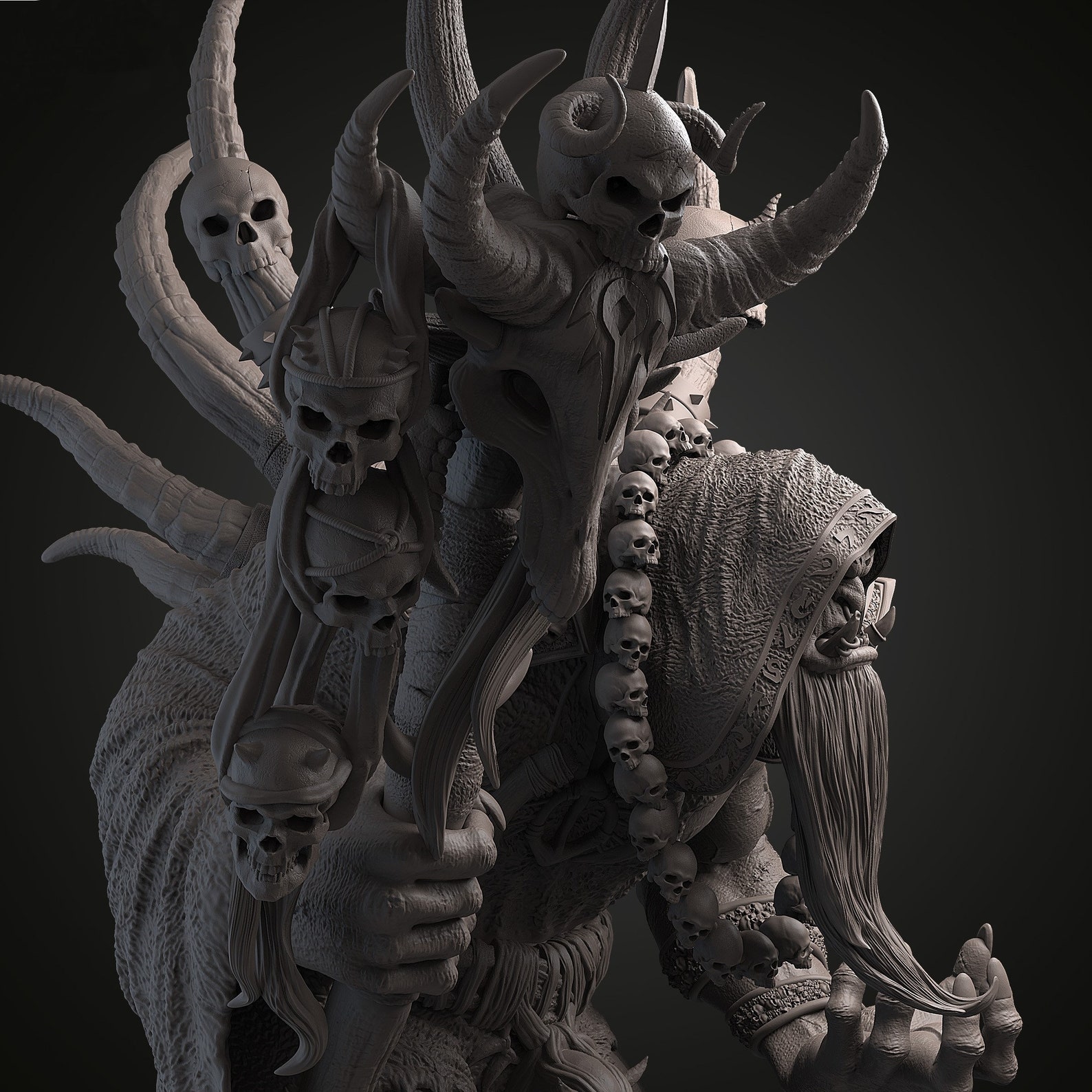 Guldan Warcraft Figure. 3D Printed Resin 12k Model. Gift for Gamer. Wow ...