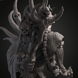 Guldan Warcraft Figure. 3D Printed Resin 12k Model. Gift for Gamer. Wow ...