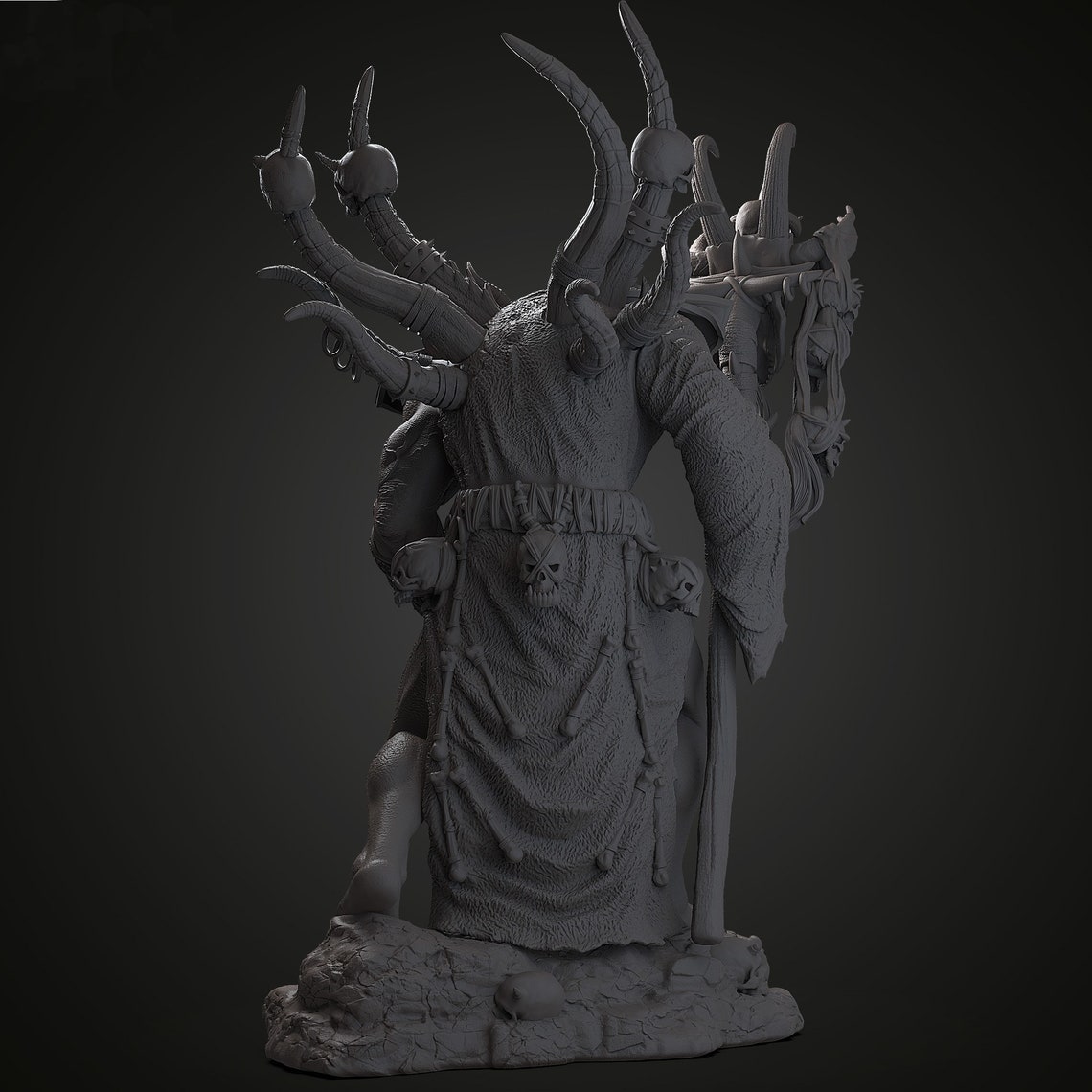 Guldan Warcraft Figure. 3D Printed Resin 12k Model. Gift for Gamer. Wow ...