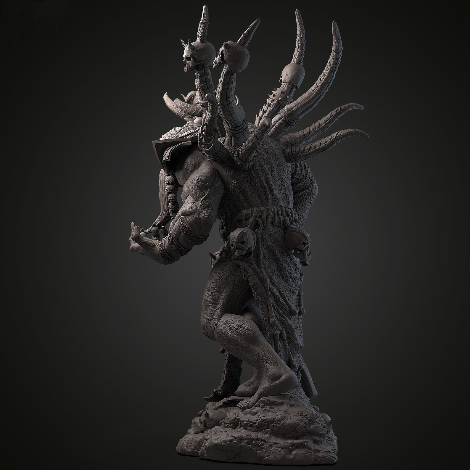 Guldan Warcraft Figure. 3D Printed Resin 12k Model. Gift for Gamer. Wow ...