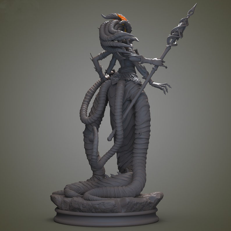 Queen Azshara Warcraft Figure. 3D Printed Resin 12k Model. Gift for ...