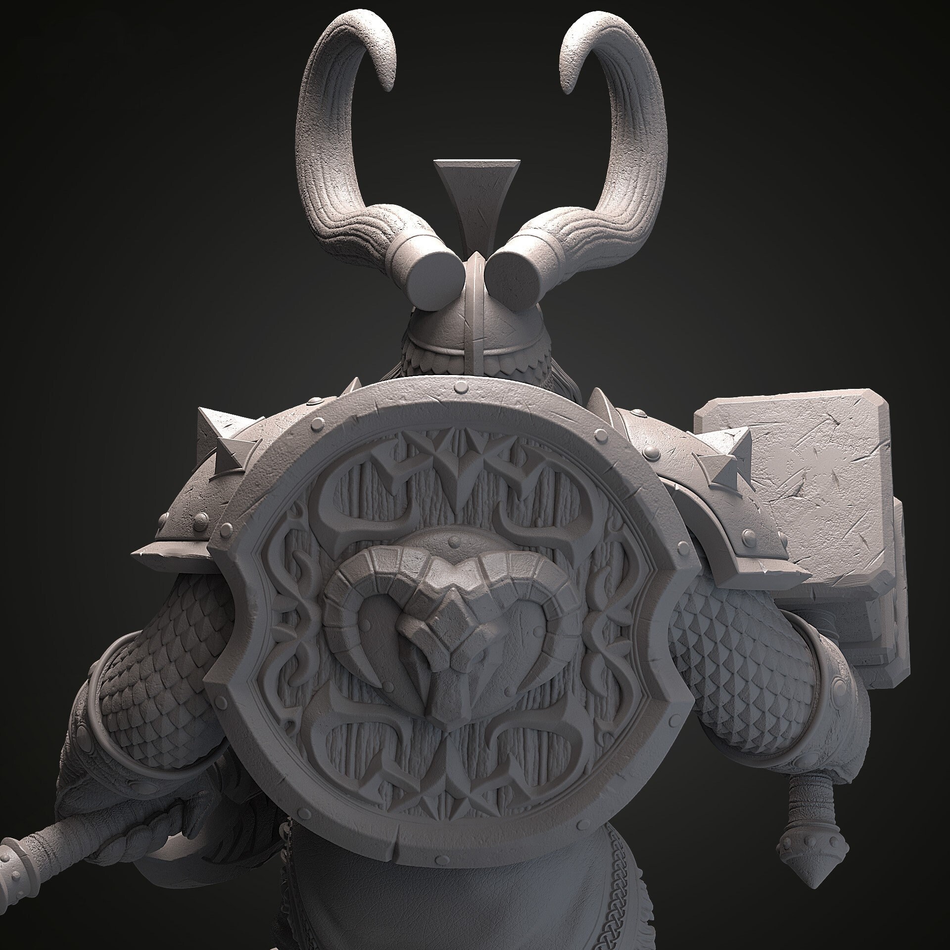 Muradin Bronzebeard Warcraft Figure. 3D Printed Reain *12k Model. Gift ...
