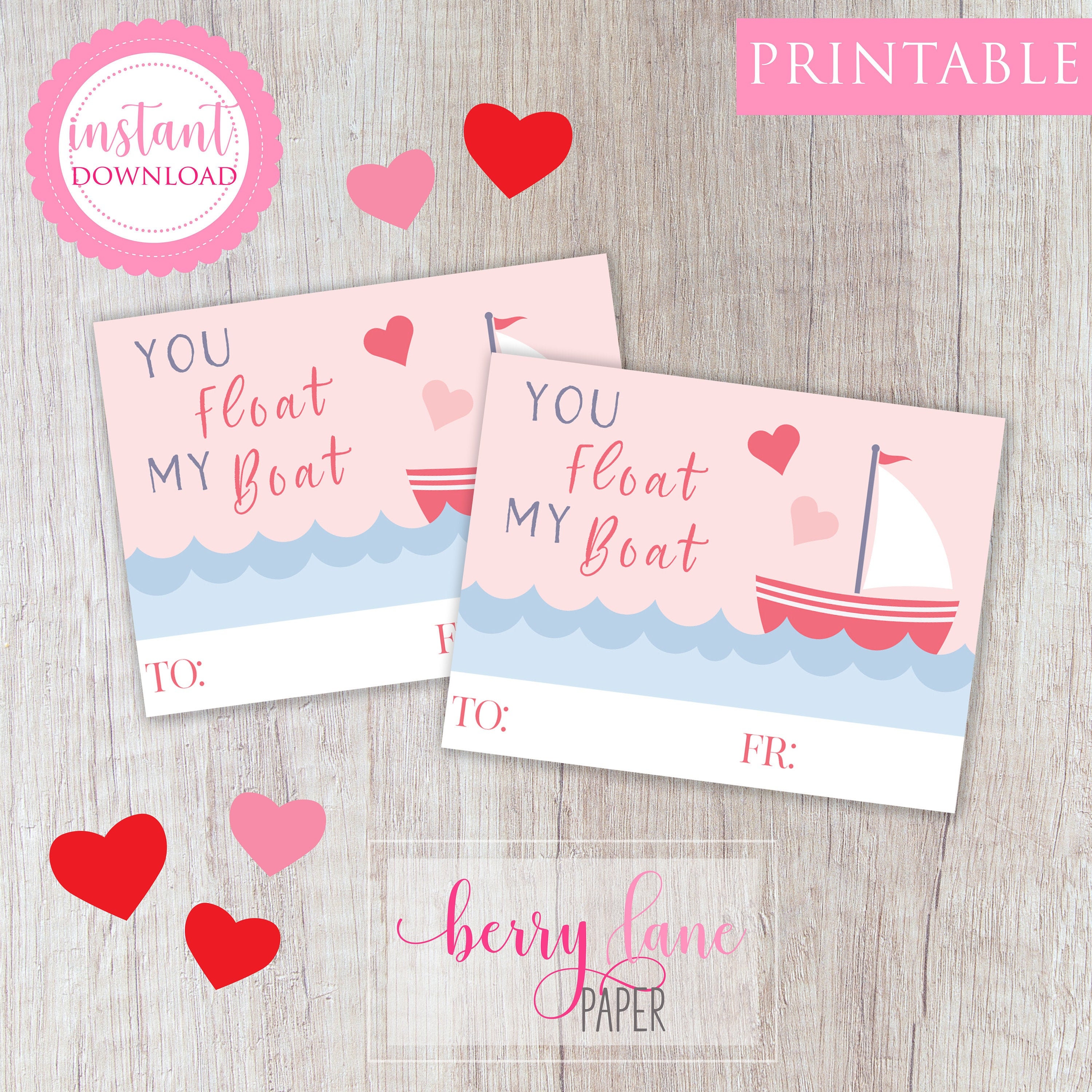 Printable Valentine's Day Card Classroom Valentine Kids Valentine ...