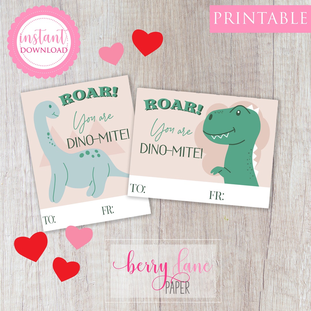 Printable Valentine's Day Card, Classroom Valentines, DIY Valentines ...