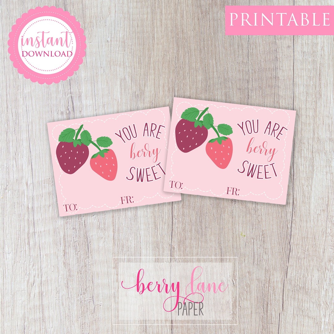 Printable Valentine's Day Card Classroom Valentine Kids Valentine ...