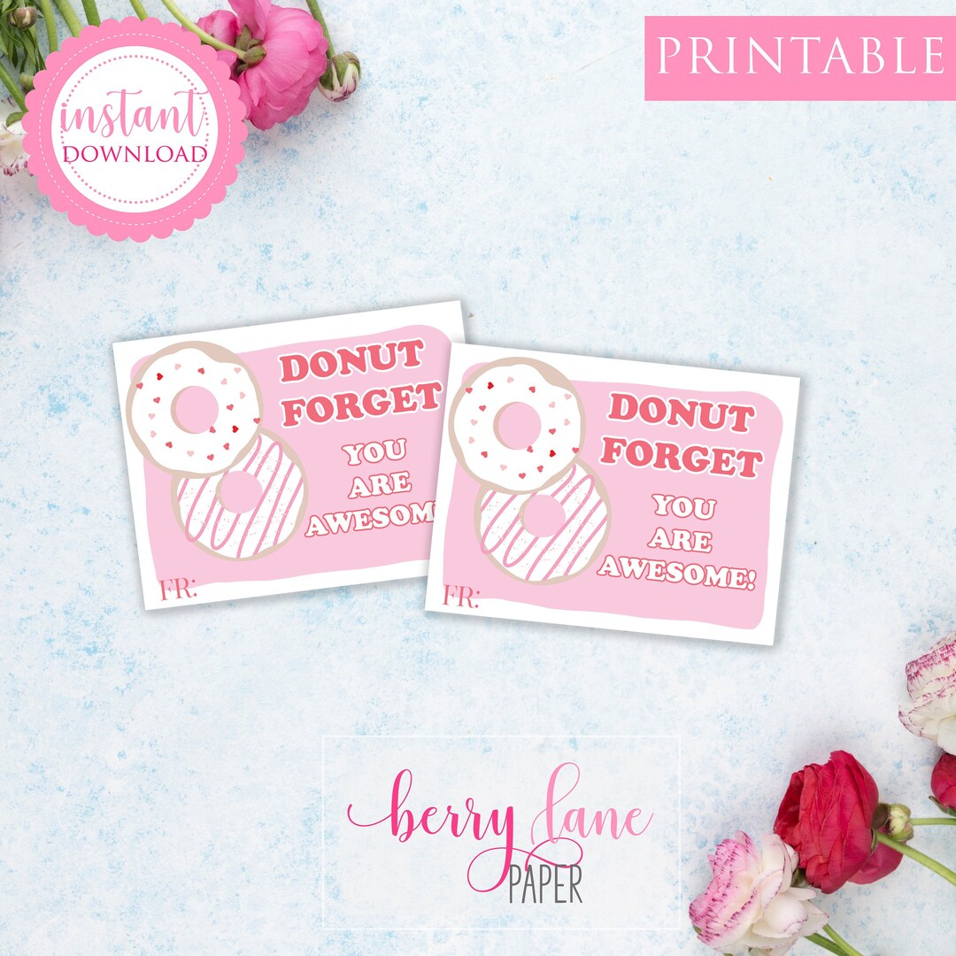 Printable Valentine's Day Card Classroom Valentine Kids Valentine ...