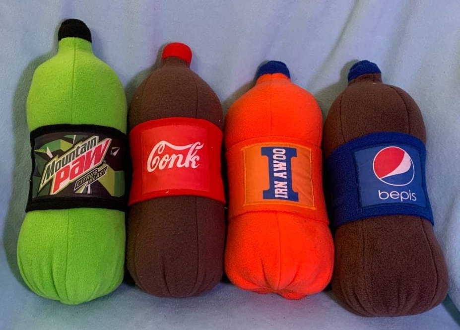 Plushy Soda/drink Bottle Prop - Etsy UK