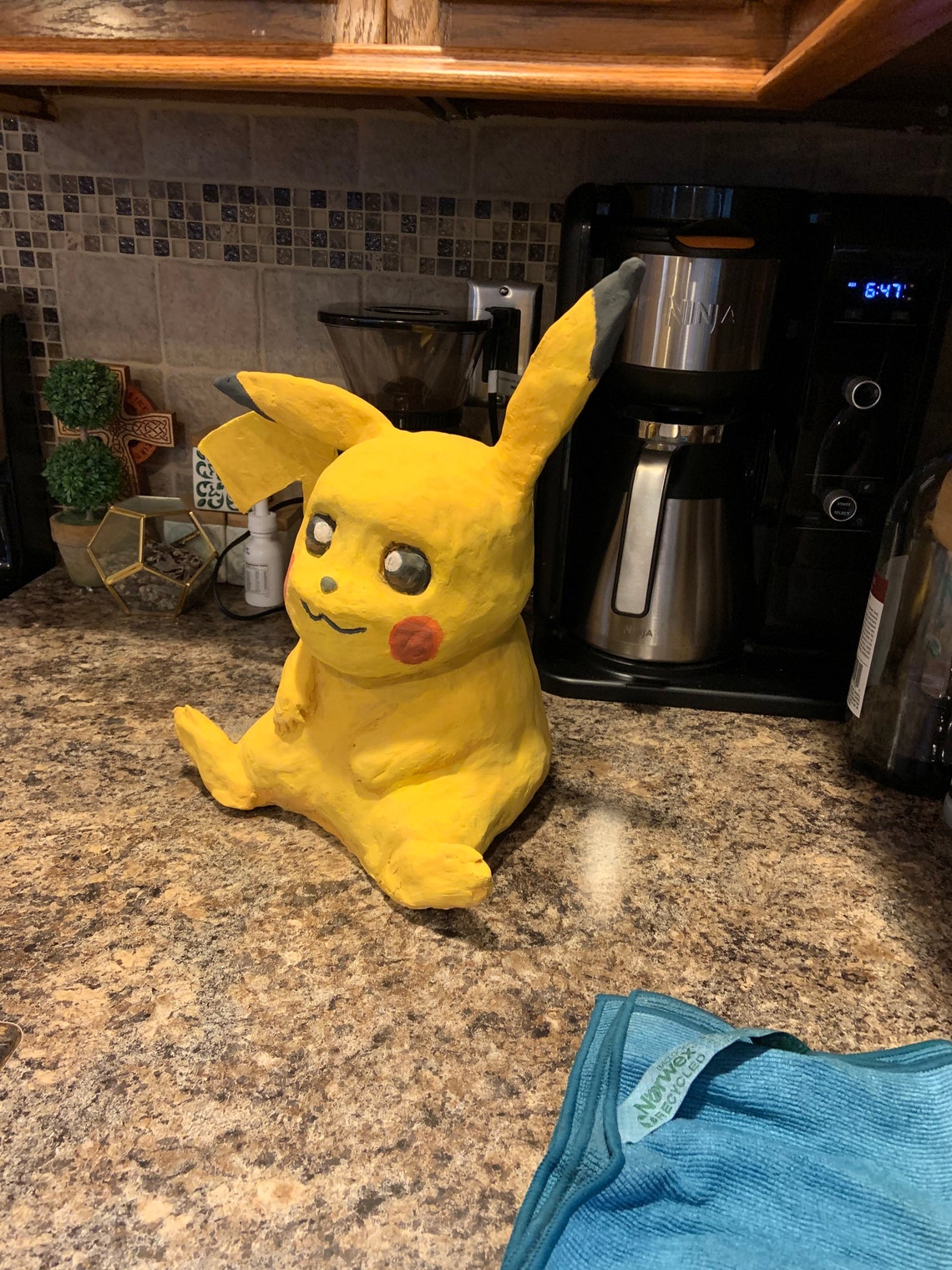 Pikachu Sculpture Handmade Only 1 - Etsy