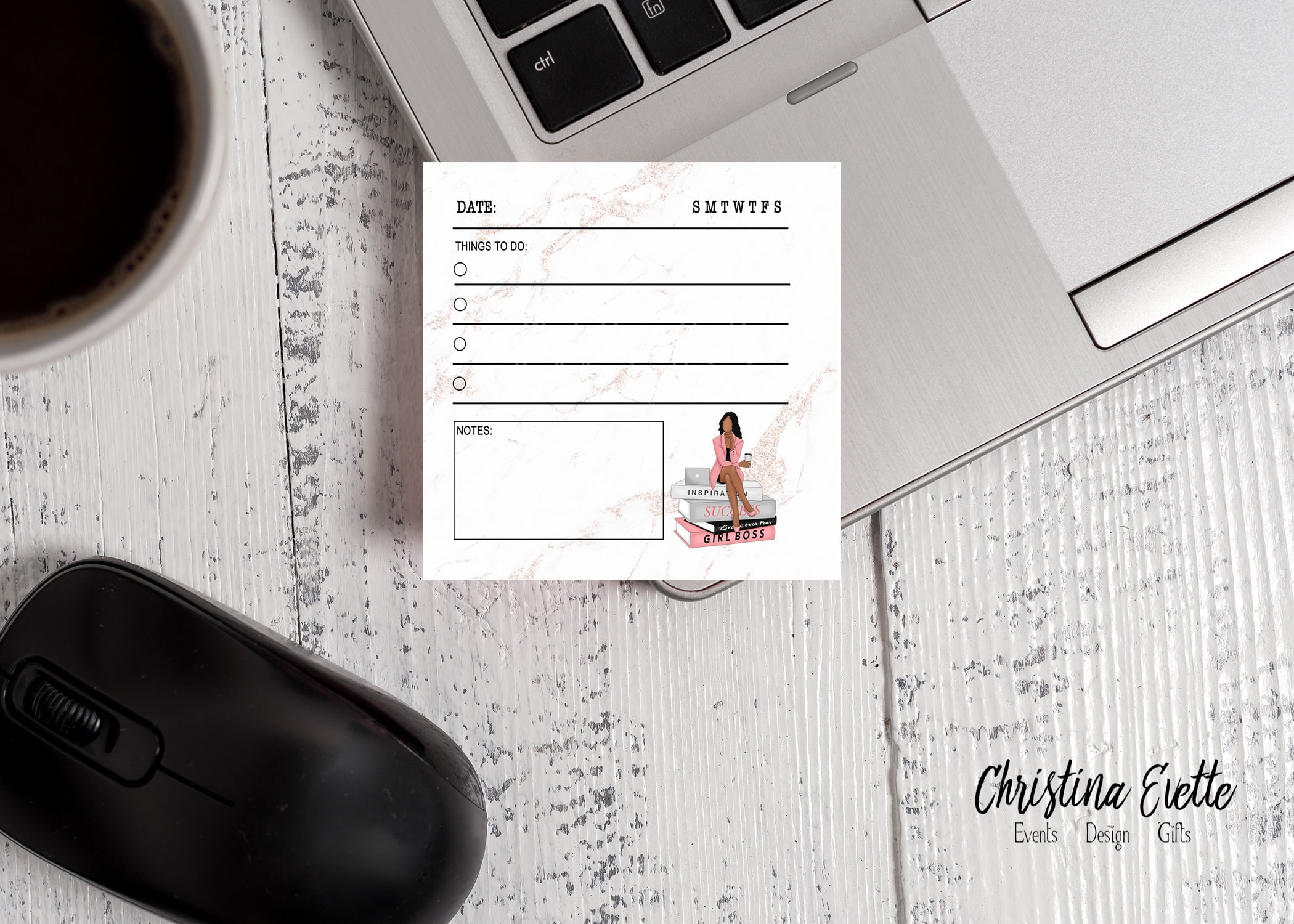 Girl Boss Sticky Note Pad - Etsy