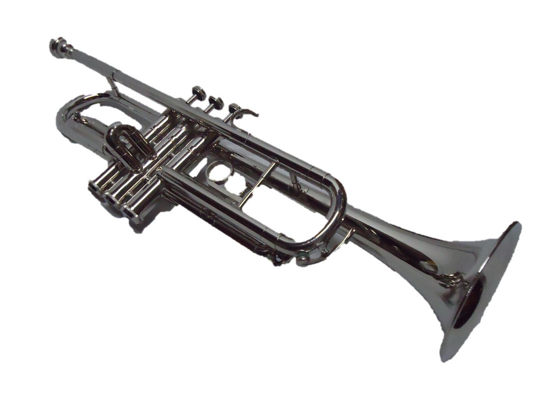 Trumpet Bb Nickel - Etsy