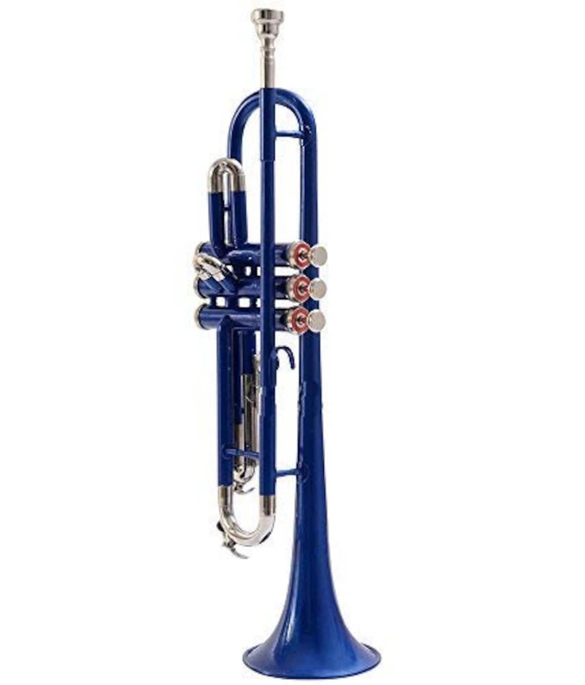 Trumpet Bb Blue With free Hard Case and Mp | Etsy