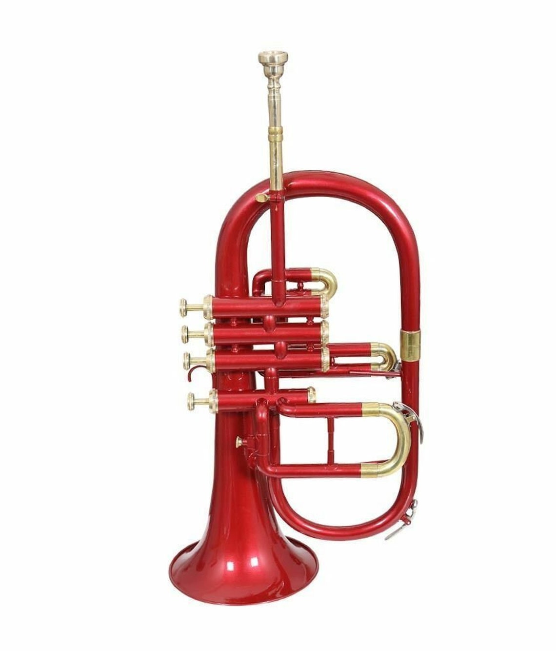 Flugel Horn Bb Flat RED Finishing With Free Hard - Etsy